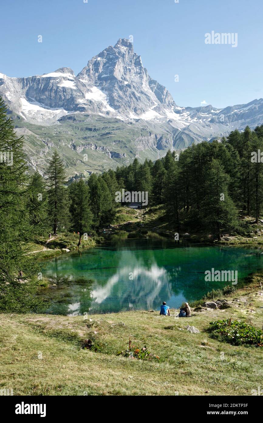 Breuil cervinia summer hi-res stock photography and images - Alamy