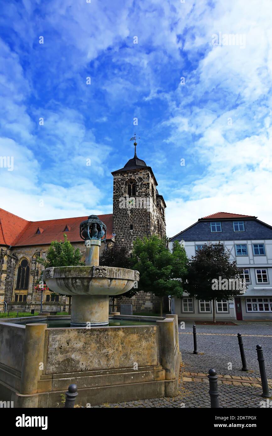 Sights of Oschersleben (Bode Stock Photo - Alamy