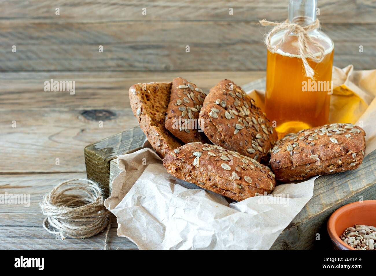 Whole grain bread rolls hi-res stock photography and images - Alamy