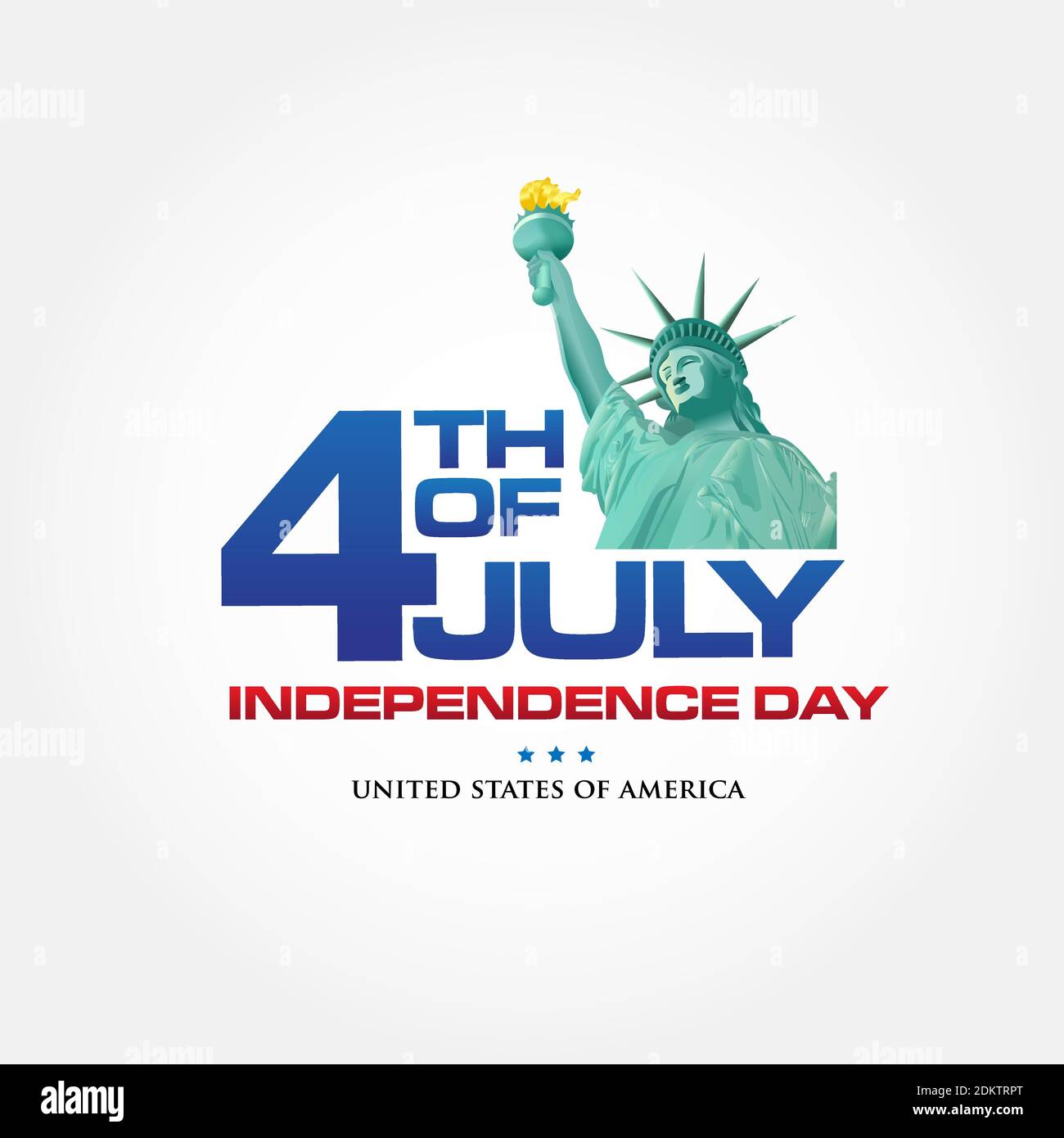 4th of july. Happy Independence day of America background with waving ...