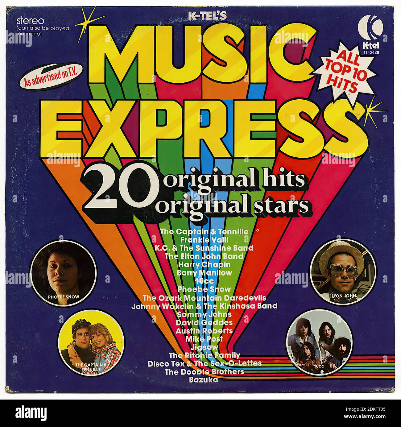 Music Expres - Vintage Record Cover Stock Photo - Alamy