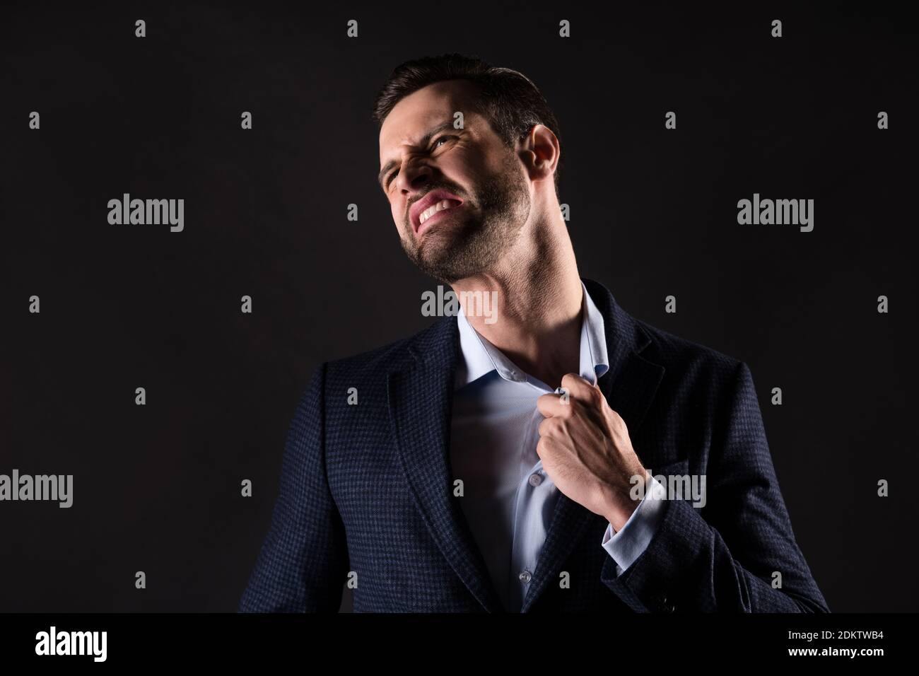 Irritated banker hi-res stock photography and images - Alamy