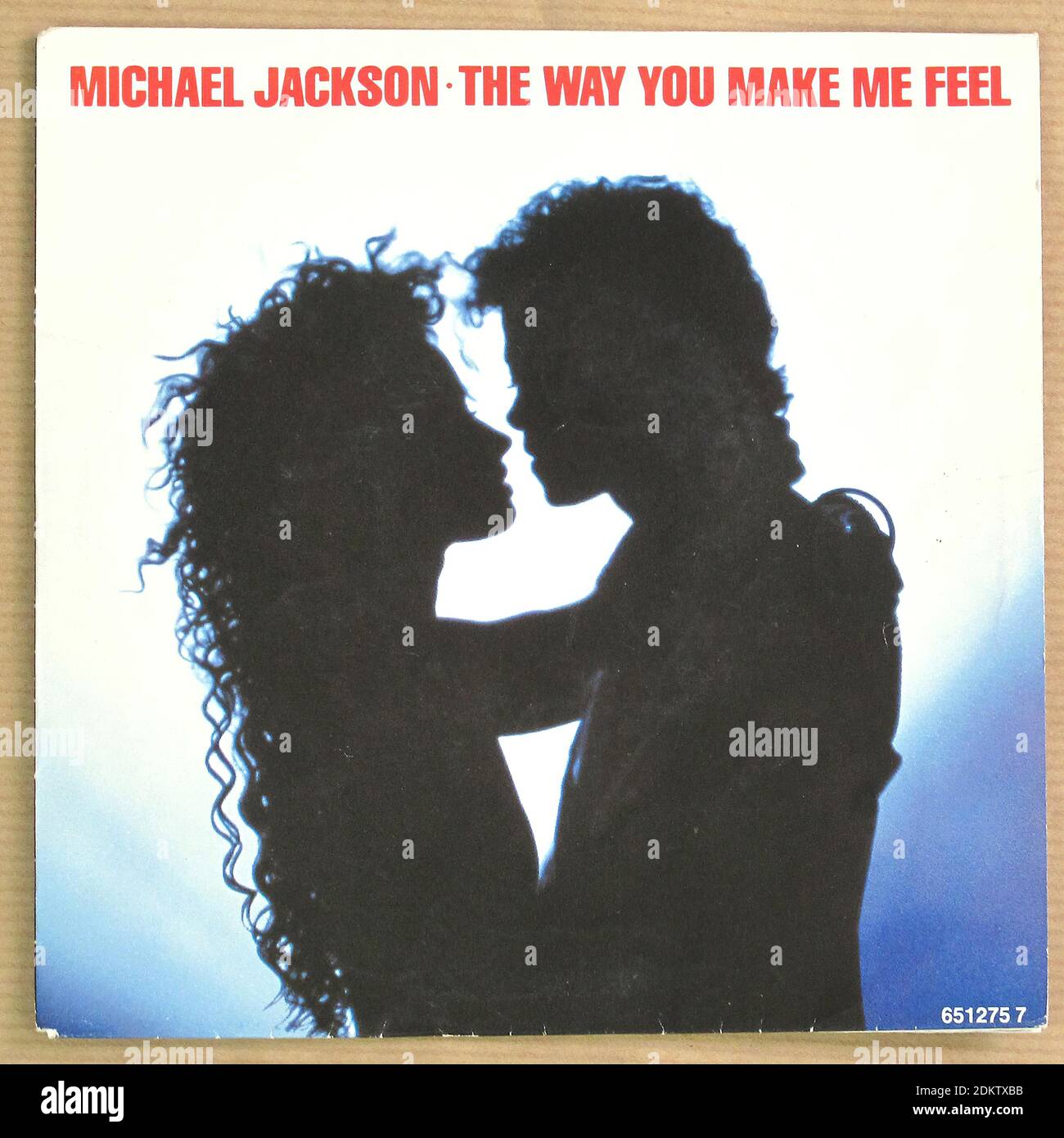 michael jackson way feel 1291 - Vintage Vinyl Record Cover Stock Photo ...