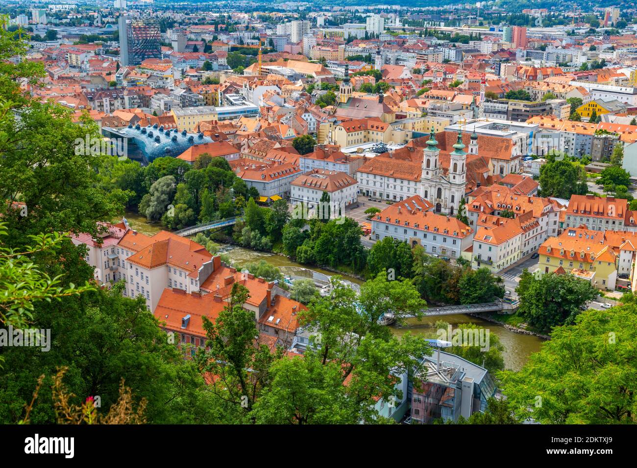 Austria clock tower hi-res stock photography and images - Alamy