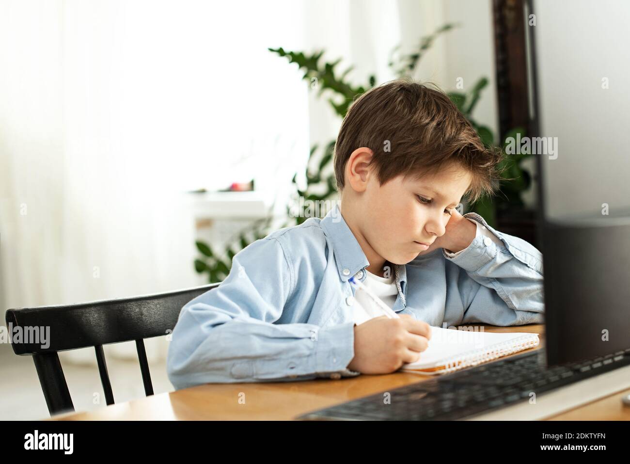 Kids and gadgets. Distance learning during isolation during quarantine ...