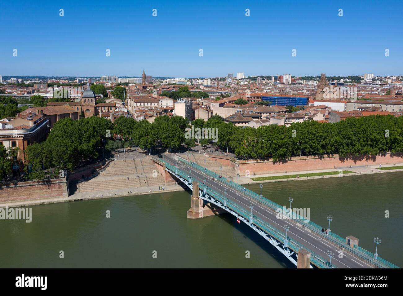Toulouse bridge aerial hi-res stock photography and images - Alamy