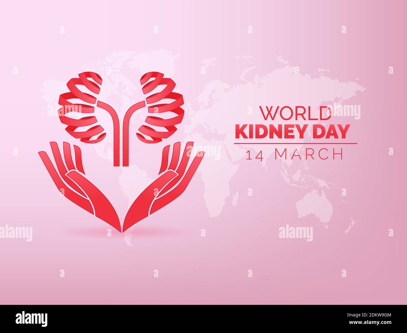 world kidney day vector illustration. Suitable for greeting card ...