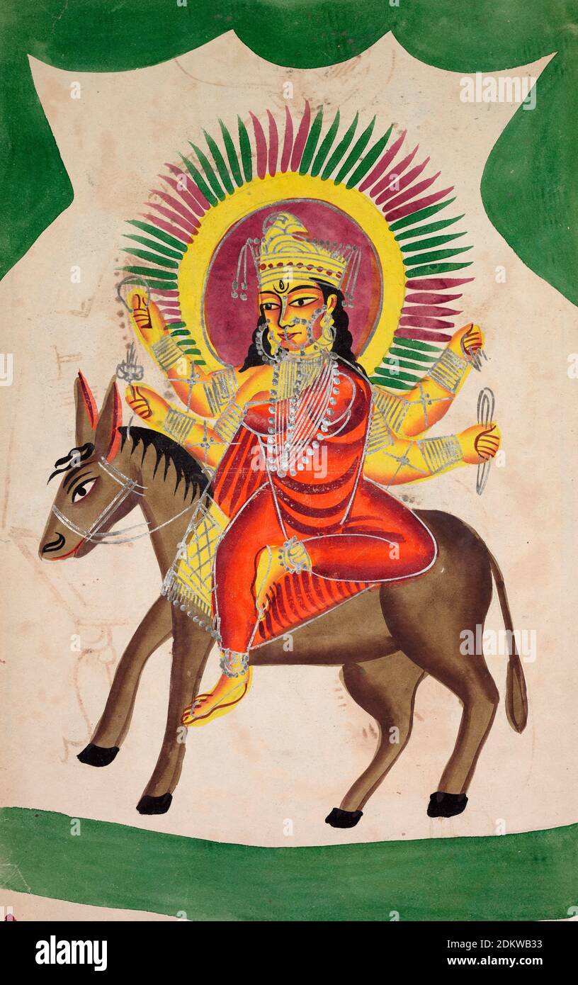 Sheetaladevi: The Smallpox Goddess, 1800s, Indian and Southeast Asian ...