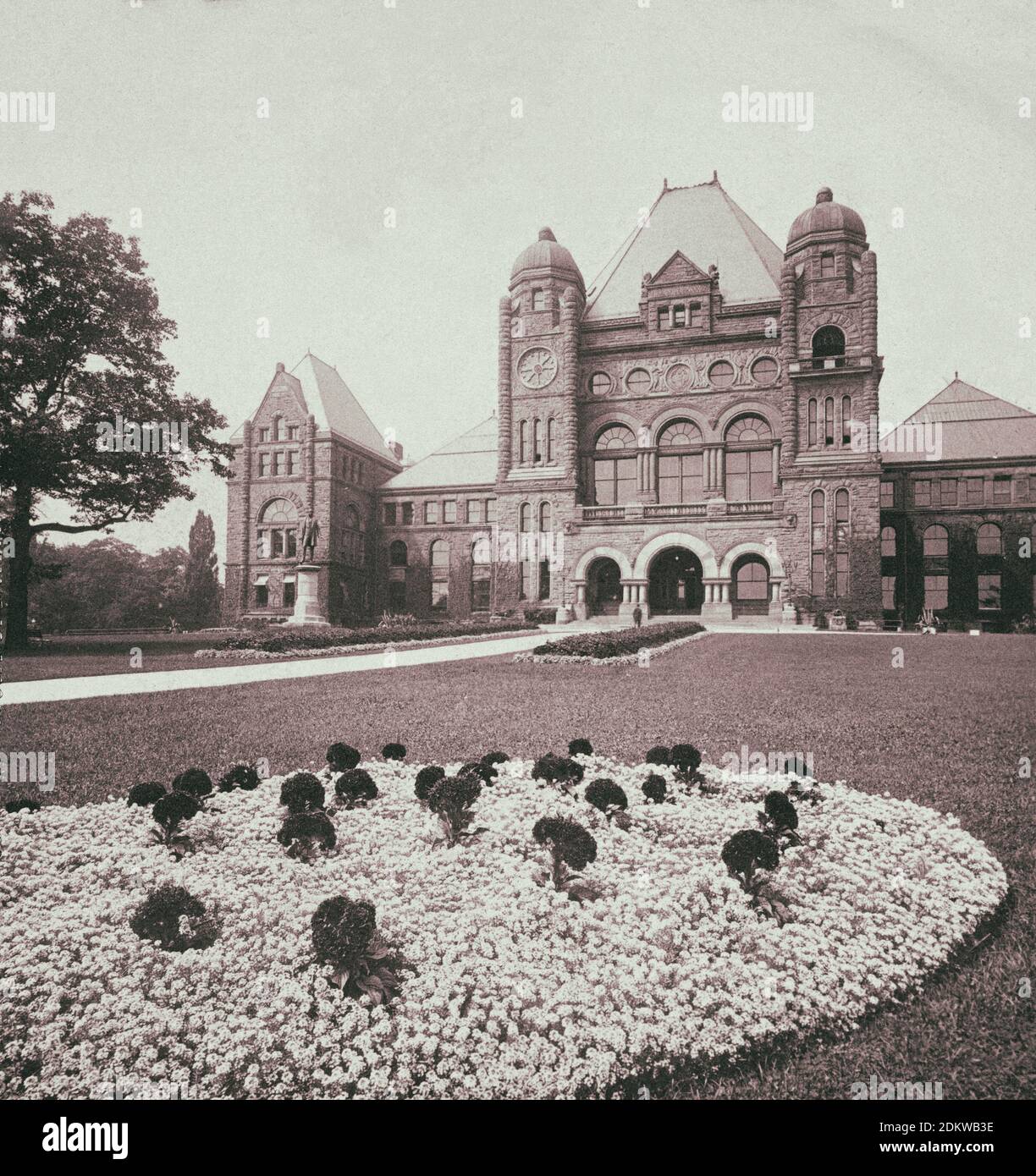 Retro photo of parliament building and grounds, Toronto, Canada. 1900s ...