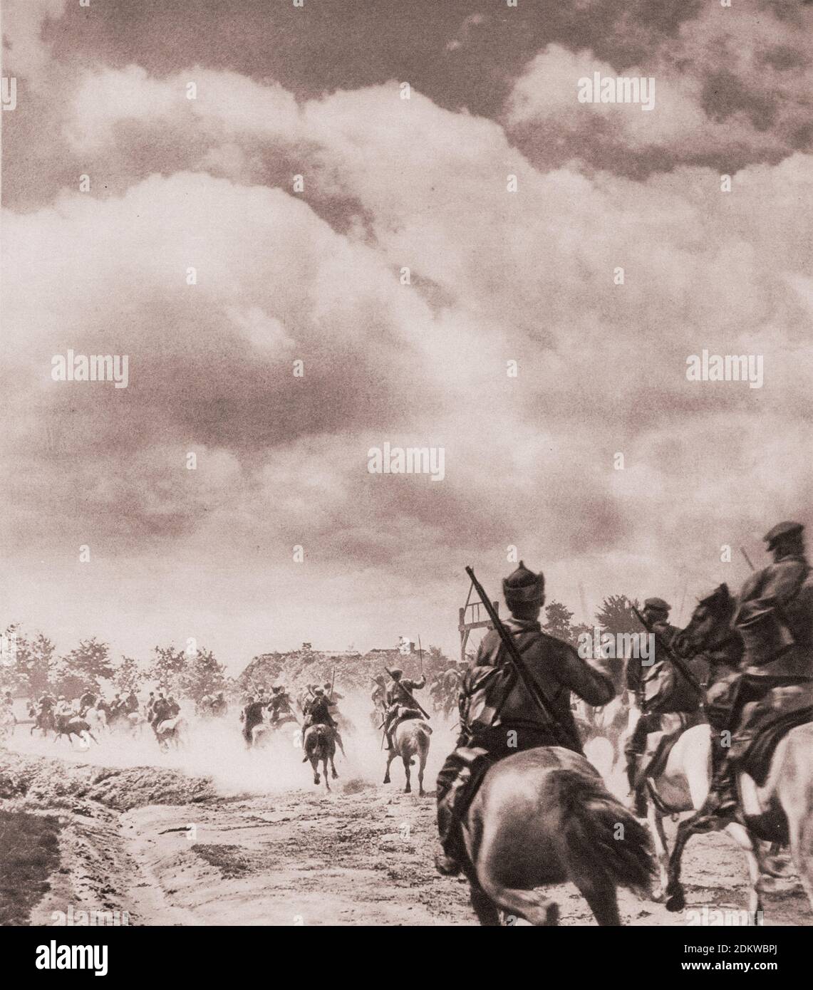 June offensive of the Red Army in Poland. 1920 Stock Photo - Alamy