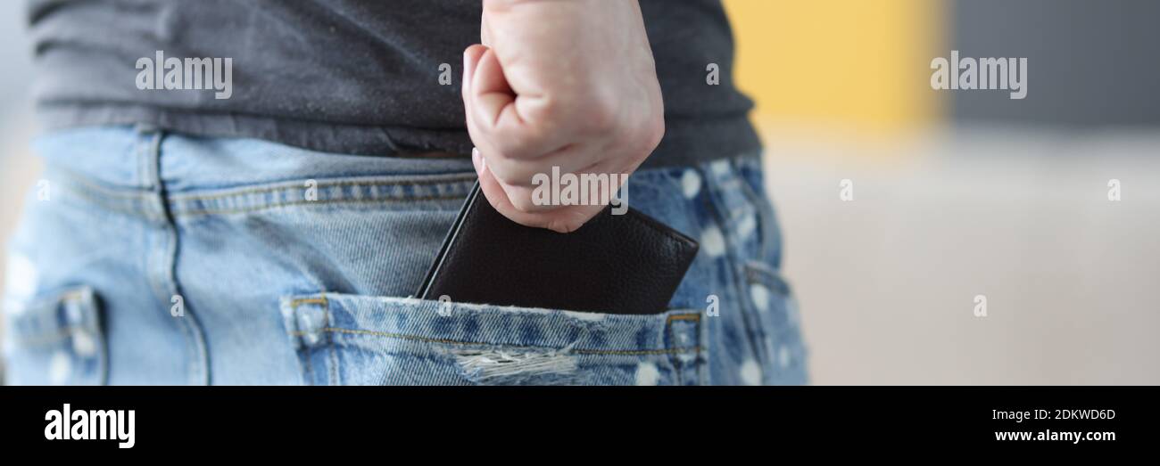 Man money back pocket hi-res stock photography and images - Alamy