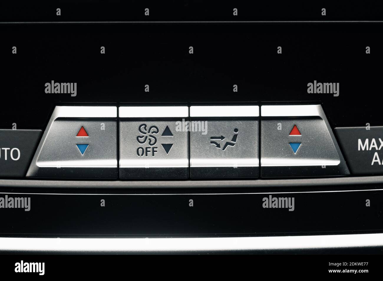 Car dashboard control panel buttons close up Stock Photo - Alamy