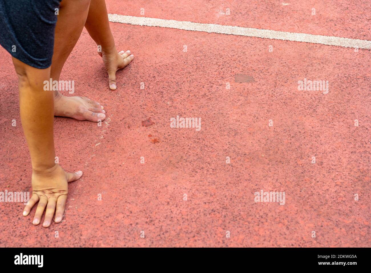 Barefoot running track hi-res stock photography and images - Alamy