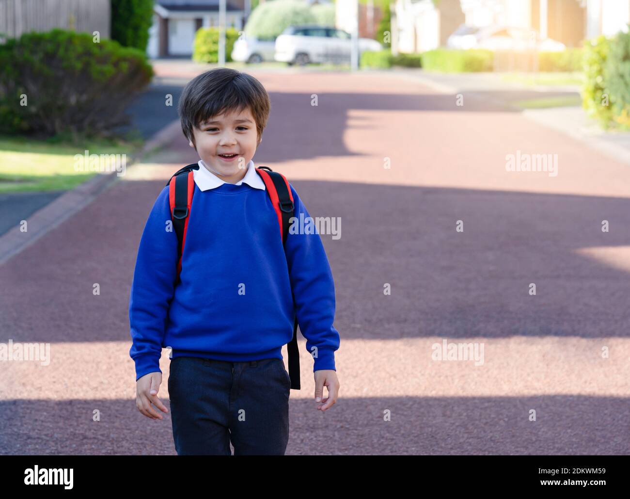Schoolboy uniform back view hi-res stock photography and images - Alamy