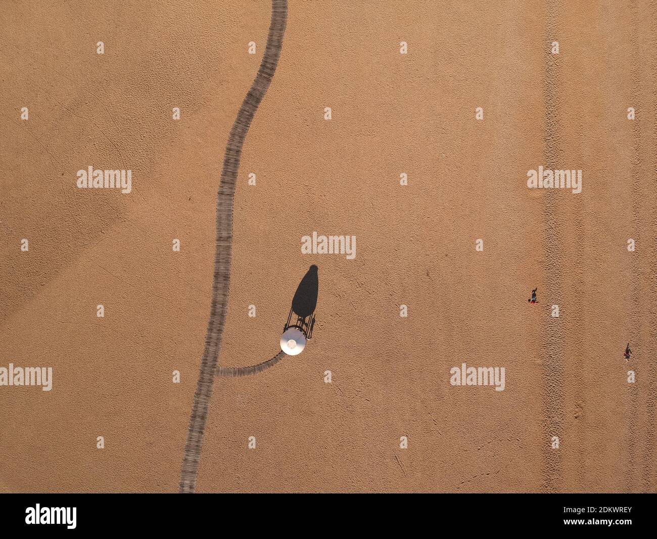 Aerial View Of Water Tower At Desert Stock Photo - Alamy
