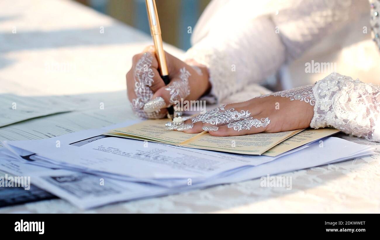 Handwriting vows hi-res stock photography and images - Alamy