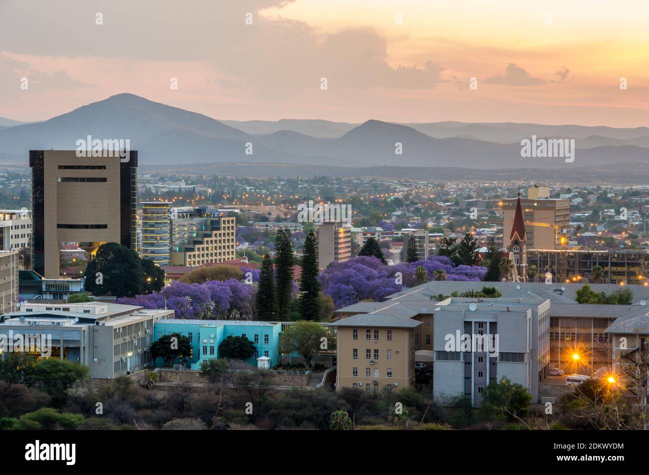 Namibia Windhoek Skyline High Resolution Stock Photography and Images ...