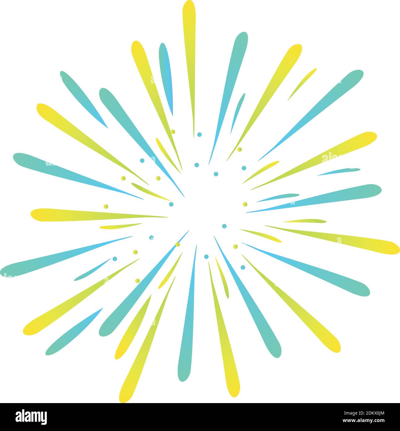 Happy party firework icon. Cartoon of happy party firework vector icon ...