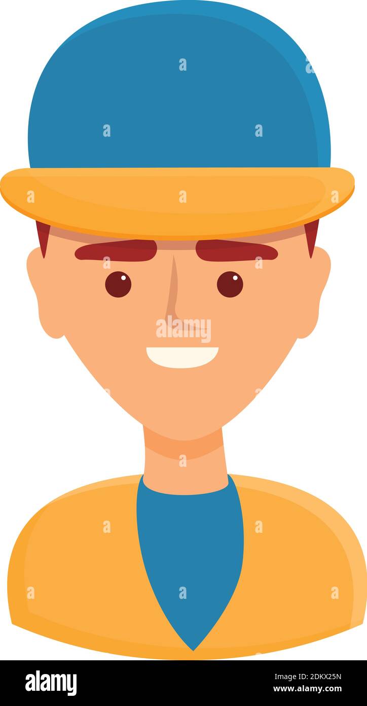 Working man icon. Cartoon of working man vector icon for web design ...