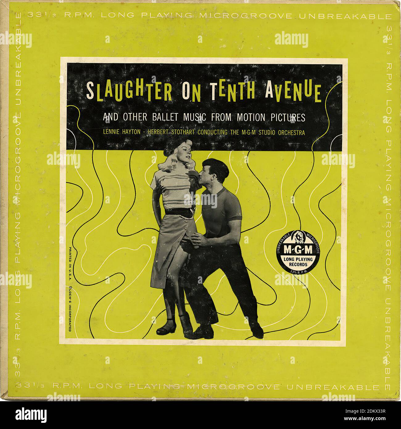 Slaughter on Tenth Avenue - Vintage Record Cover Stock Photo - Alamy