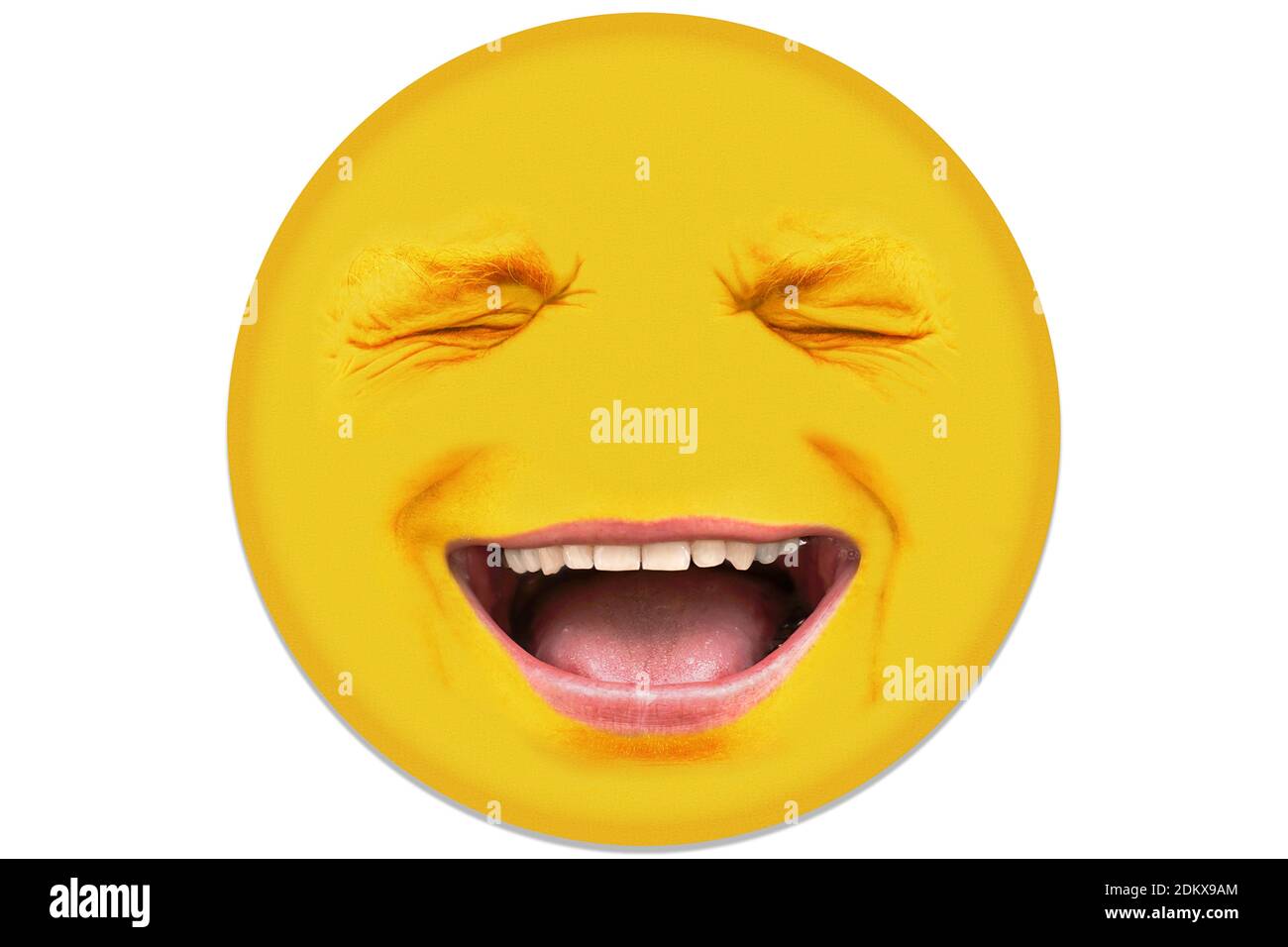 Laughing smiley face hi-res stock photography and images - Alamy