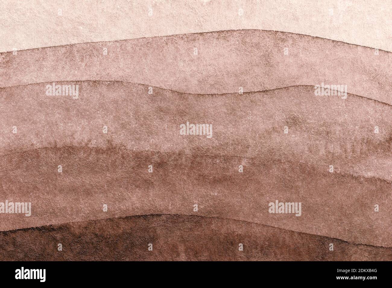 Abstract art background brown and beige colors. Watercolor painting on ...