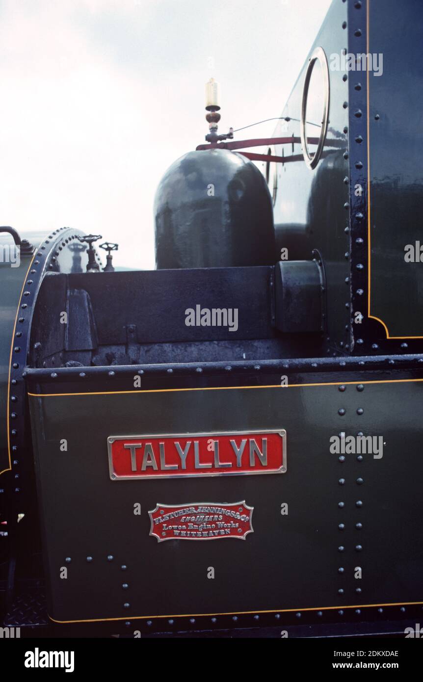 Heritage Talyllyn Railway. Talyllyn steam locomotive. Mid Wales. Great ...