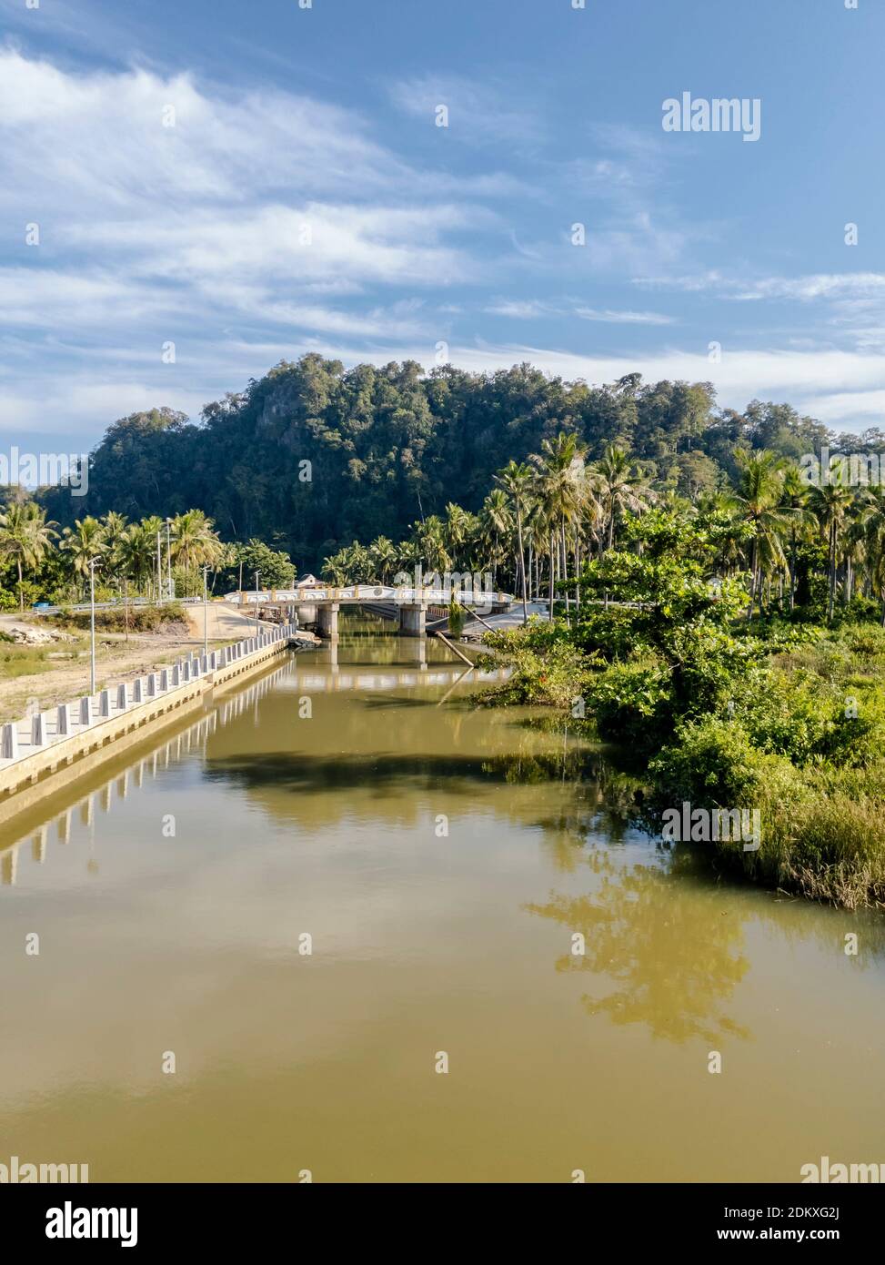 Riverfront Development (Tai Li Klai River) in Satun Town, Southern ...