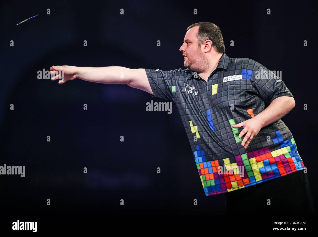 Ryan Joyce in action during day two of the William Hill World Darts ...