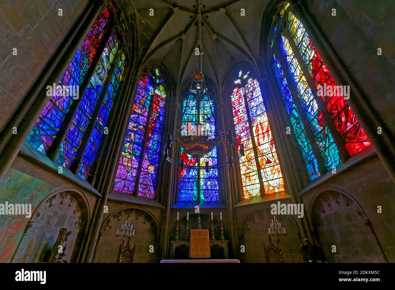 Metz Cathedral (Cathedral of Saint Stephen), France Stock Photo - Alamy