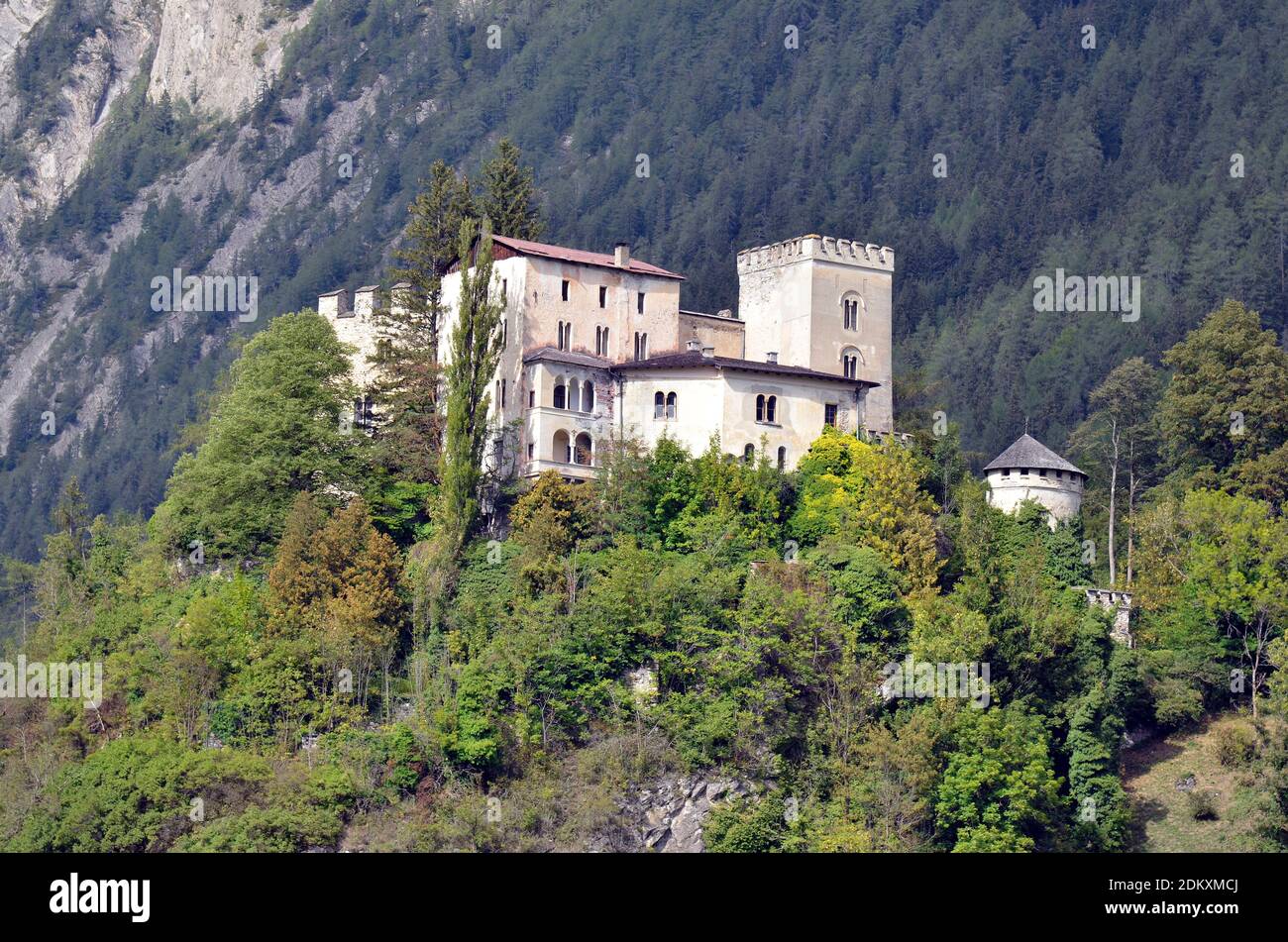 Austria - medieval castle Weissenstein in Matrei, East Tyrol Stock ...