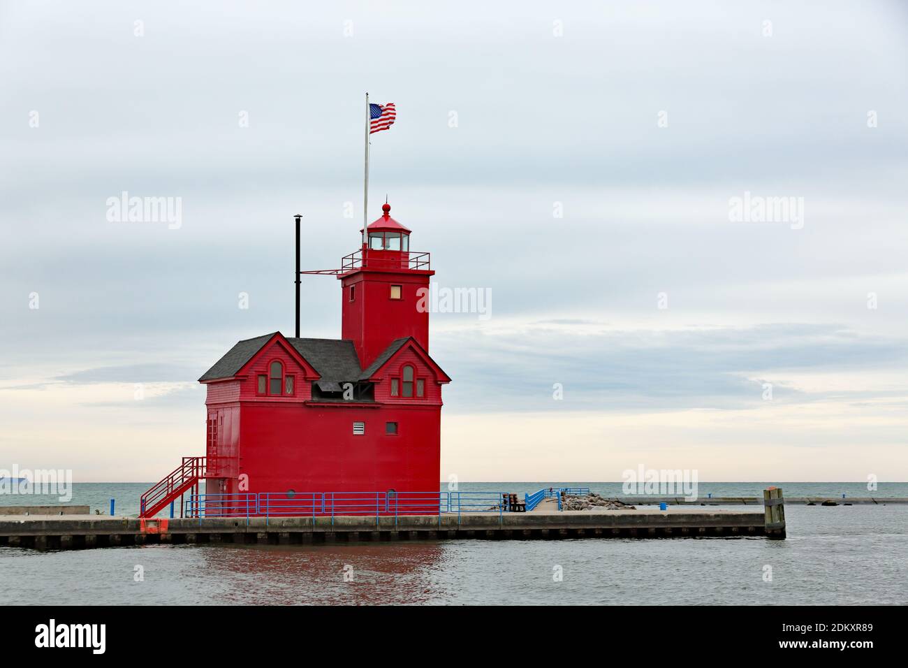Big red light house hi-res stock photography and images - Alamy