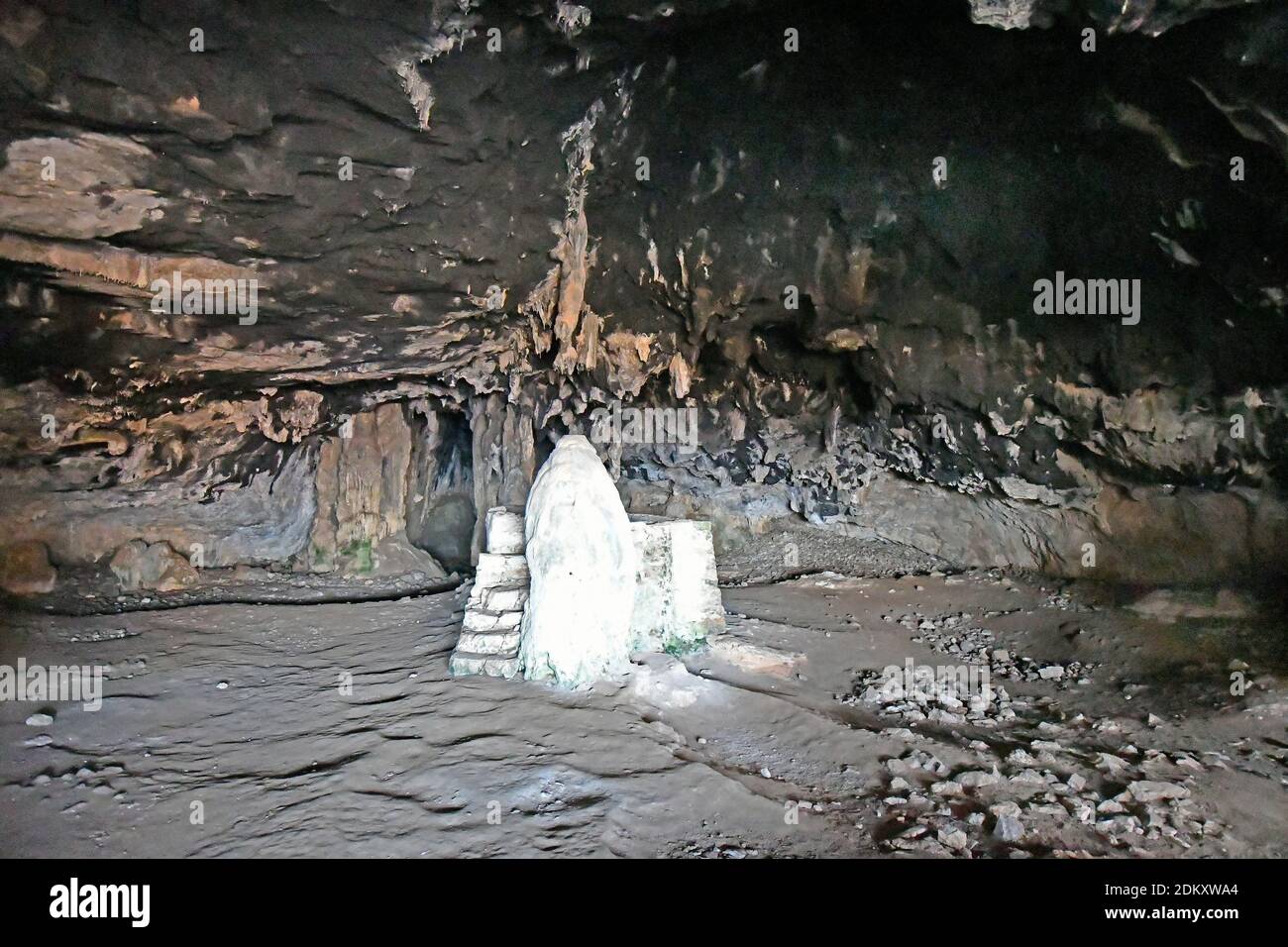 Greece, Crete Island, Arkoudiotississa cave aka Arkoudospilios cave or ...