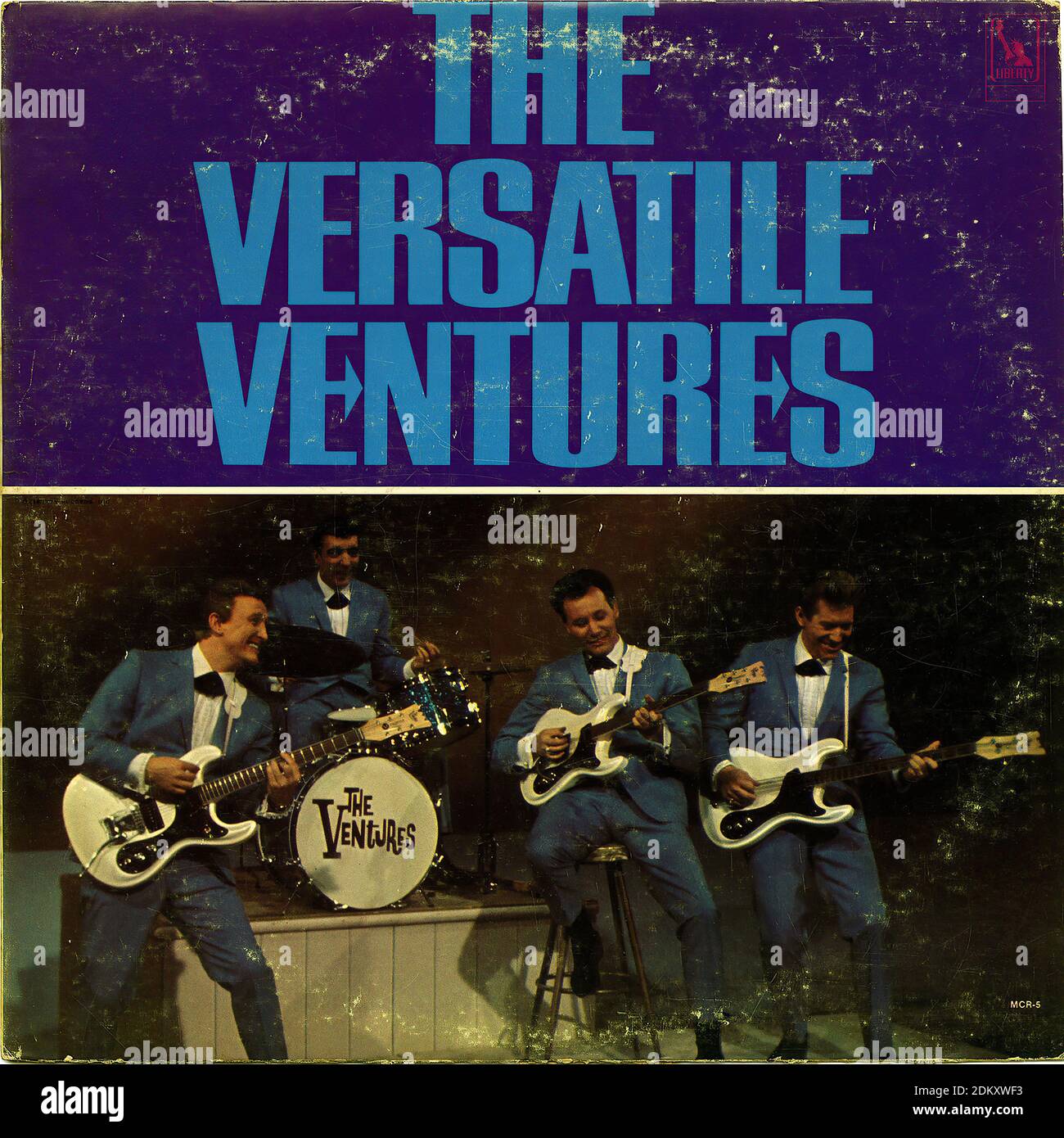 The Versatile Venture - Vintage Record Cover Stock Photo - Alamy