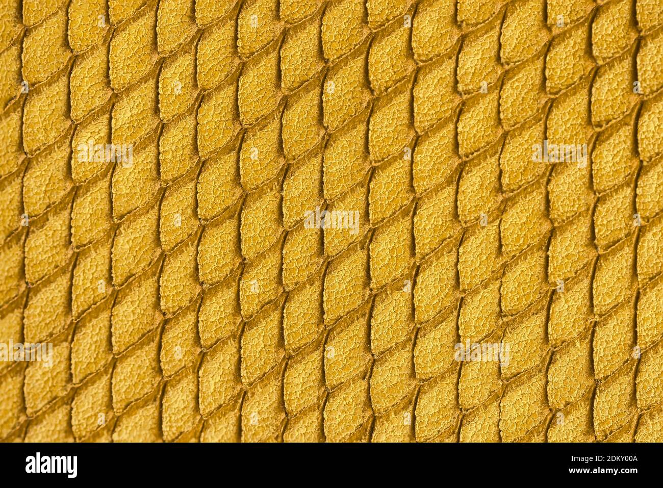 Texture of genuine leather close-up, embossed with reptile scales ...