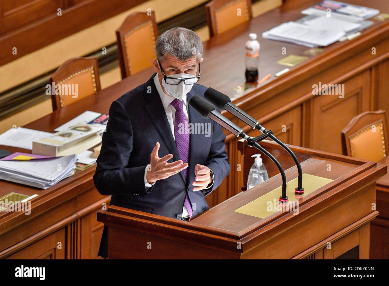 Prague, Czech Republic. 16th Dec, 2020. Czech Prime Minister Andrej ...
