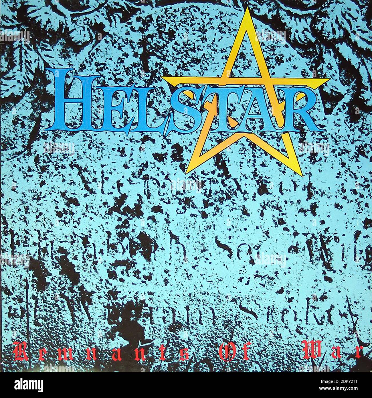 HELSTAR Remnants of War - Vintage Vinyl Record Cover Stock Photo - Alamy