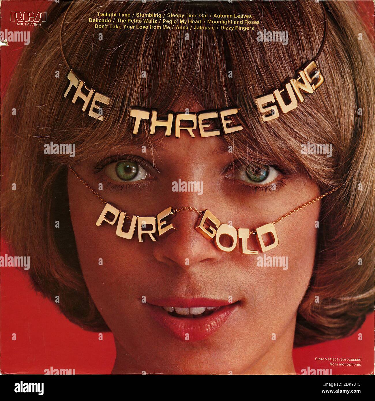 The Three Suns - Vintage Record Cover Stock Photo - Alamy
