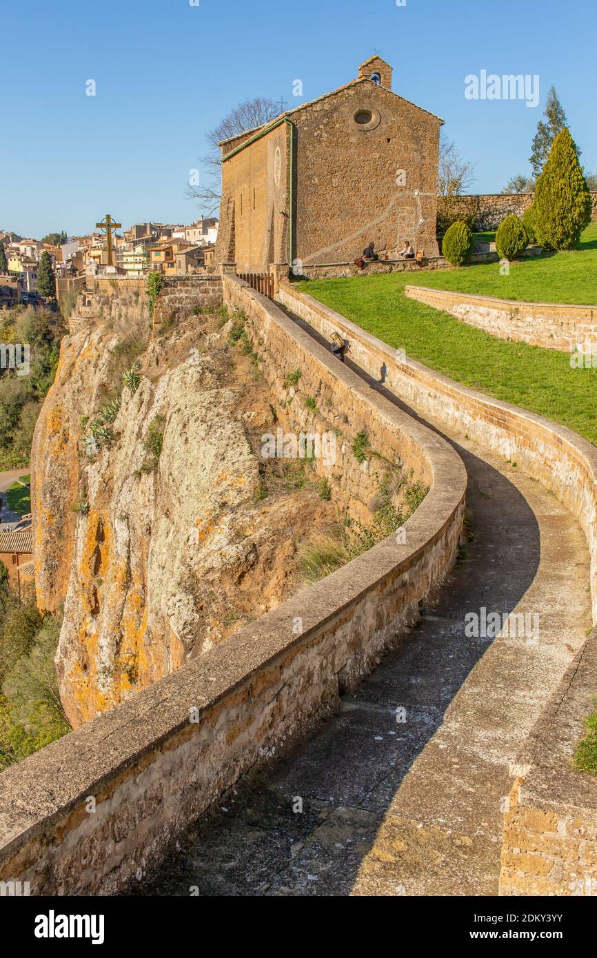 located on a scary cliff and famous for its wonderful basilica, Castel Sant'Elia is among the ...