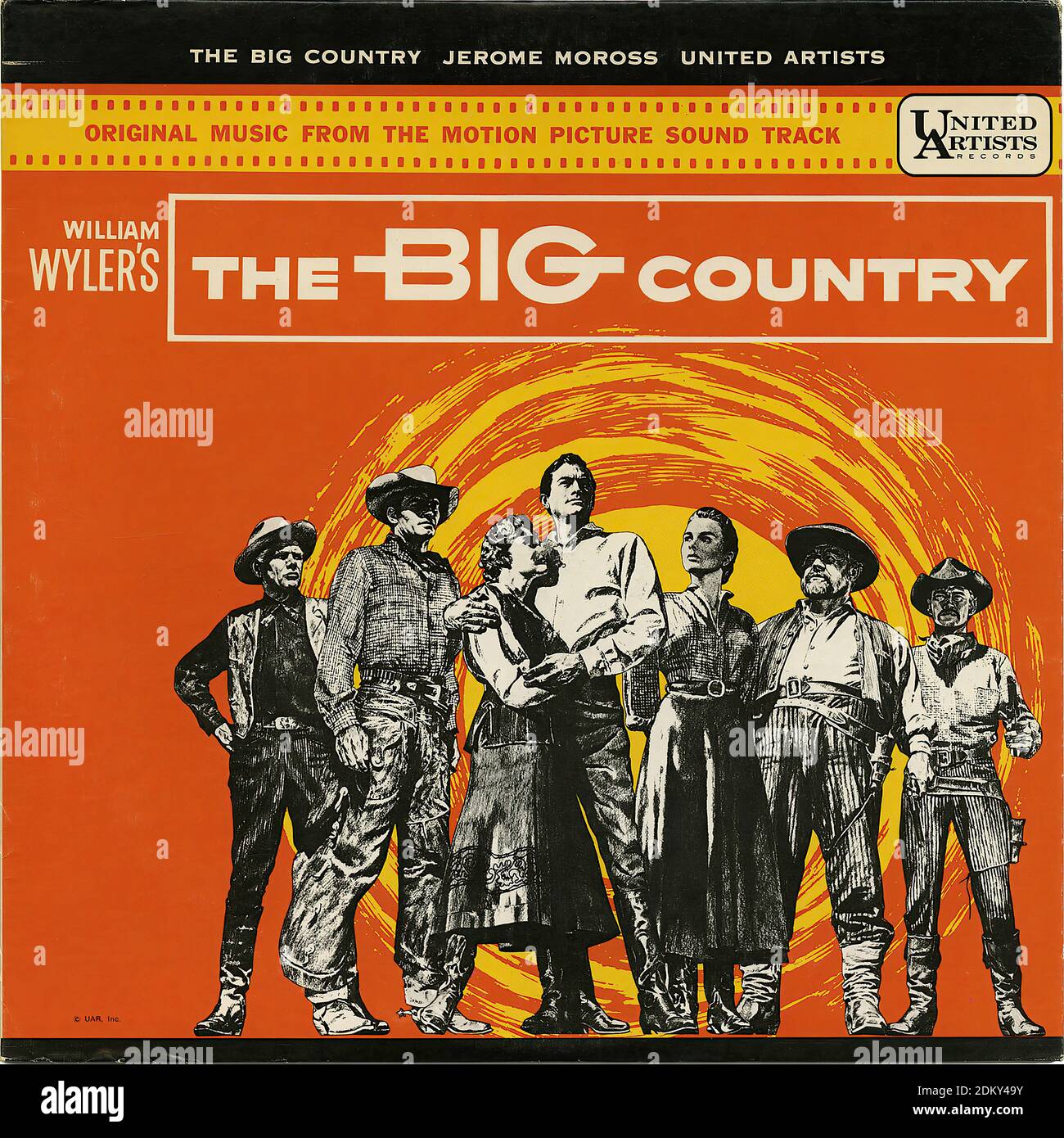 The Big Country - Vintage Record Cover Stock Photo - Alamy