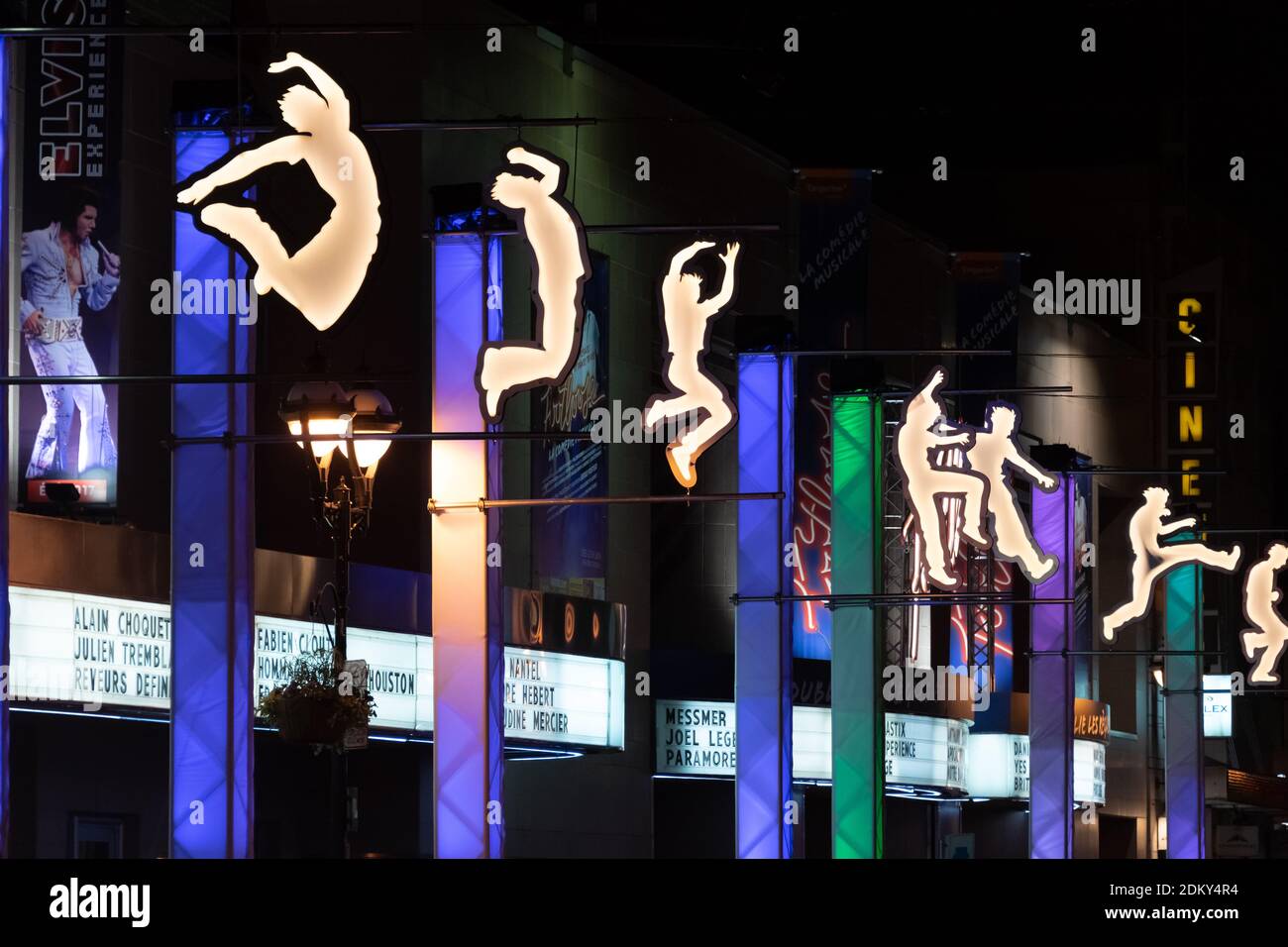 Cinematheque Quebecois at. night, Montreal, Canada Stock Photo - Alamy