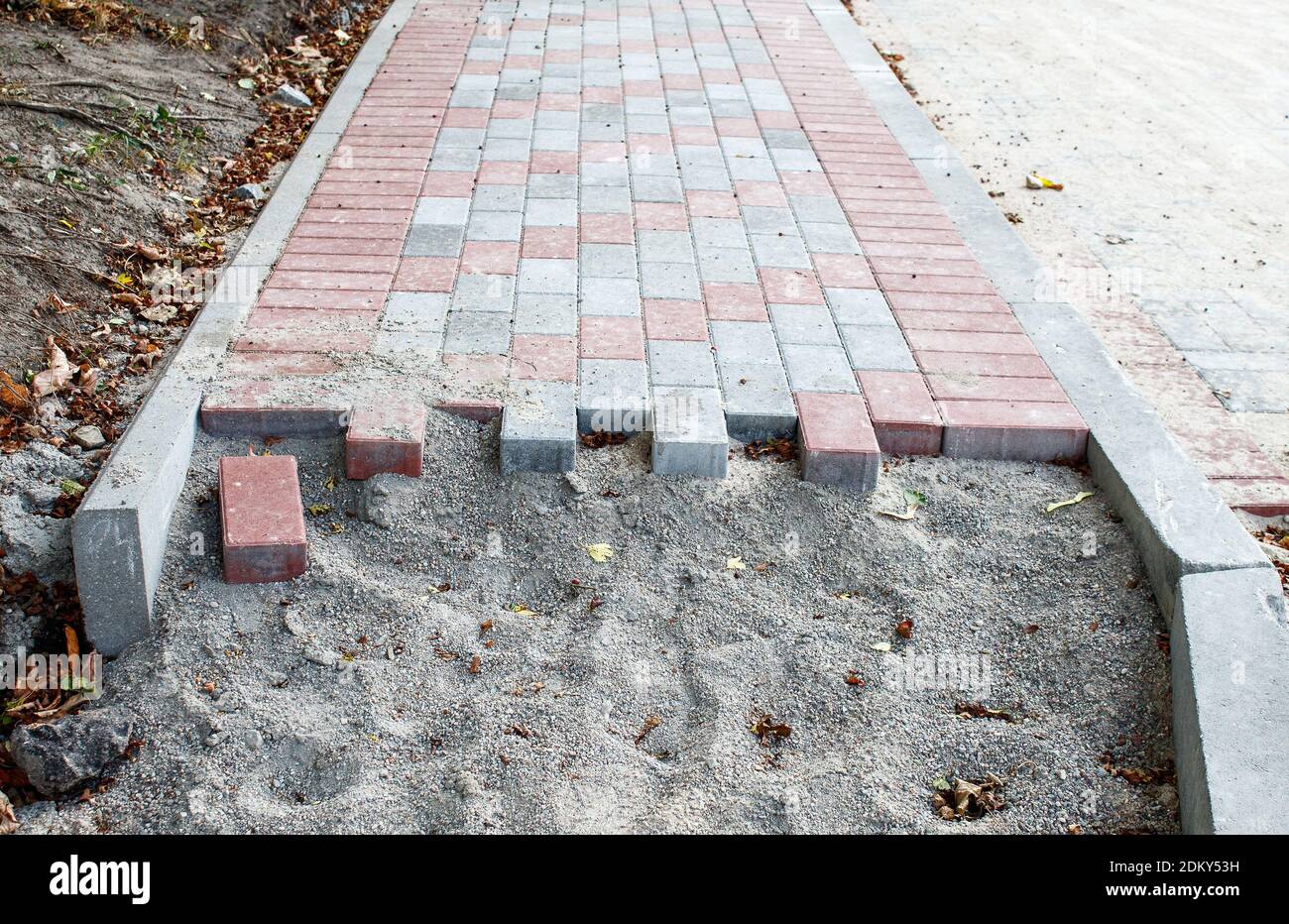 People walk path construction site hi-res stock photography and images ...
