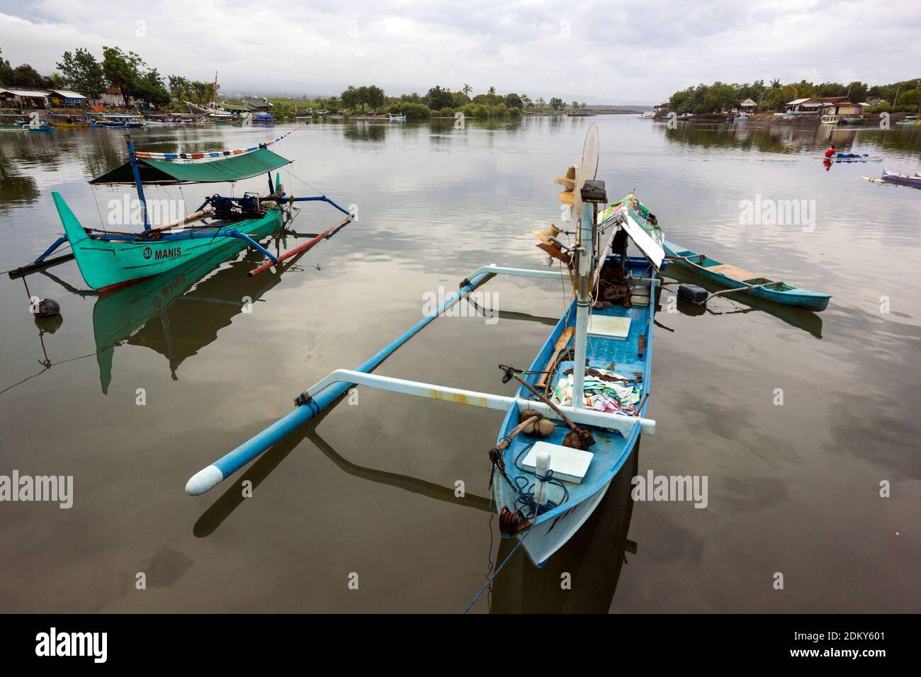 Traditional port on Boom beach, Banyuwangi regency Stock Photo - Alamy