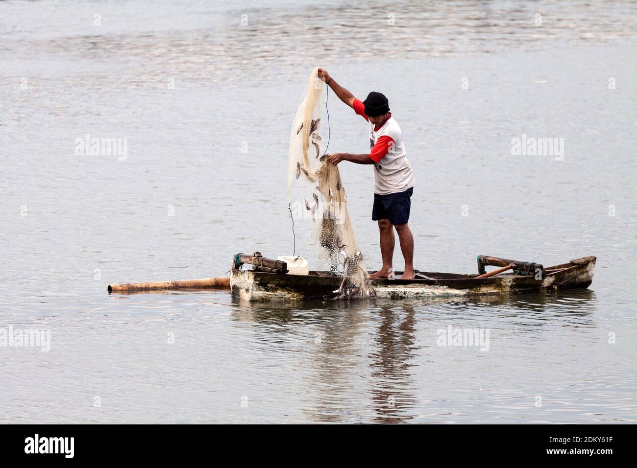 Fishermen activities on the beach of Pancer, Pesanggaran, Banyuwangi ...