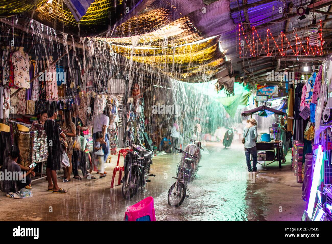 Surin, Thailand, Southeast Asia Chong Chom Border Market Stock Photo ...