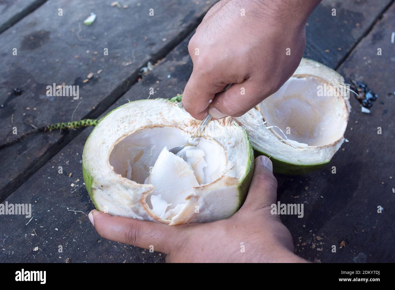 Grating Coconut High Resolution Stock Photography and Images - Alamy