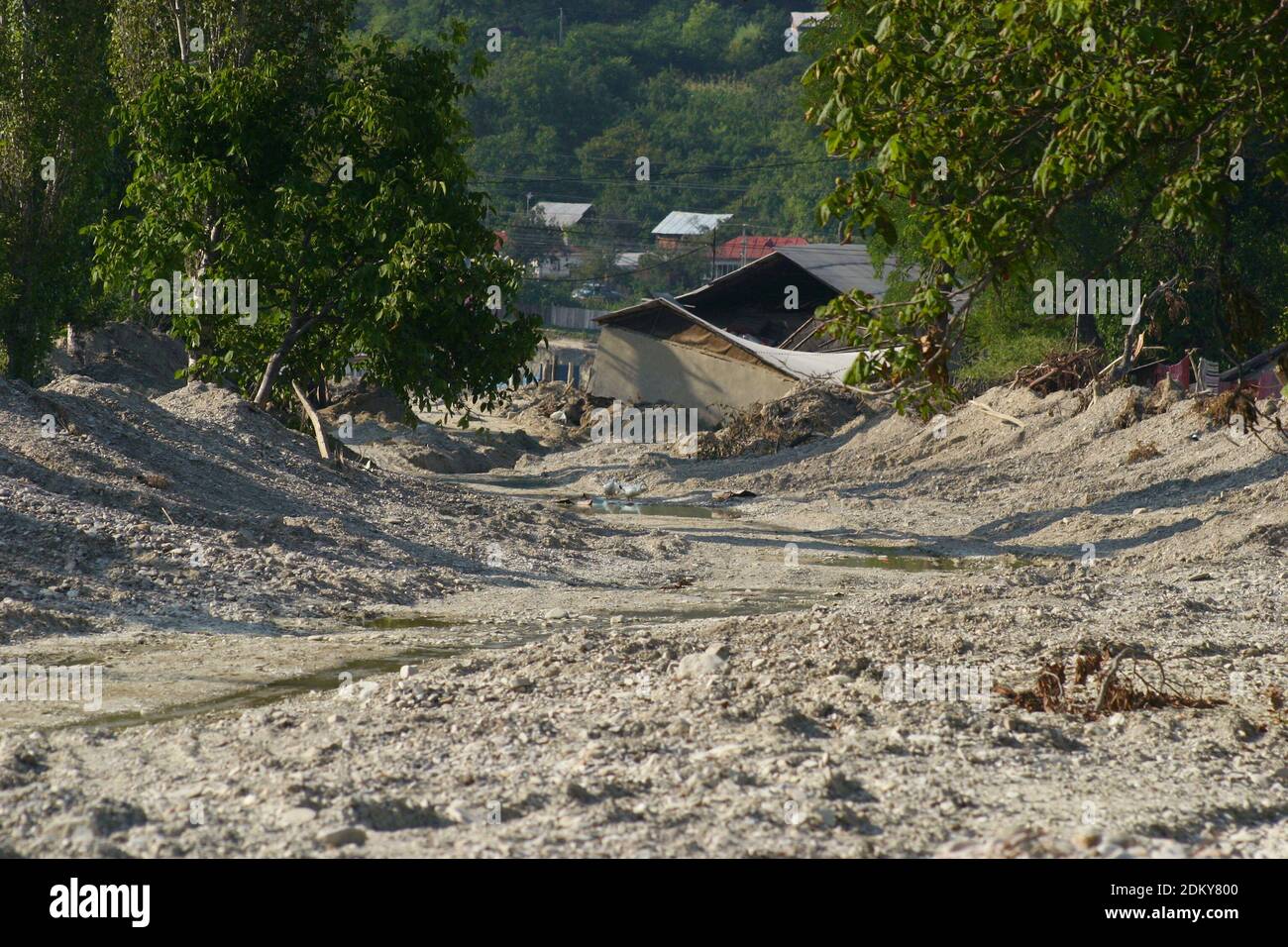 Mud debris flow road hi-res stock photography and images - Alamy