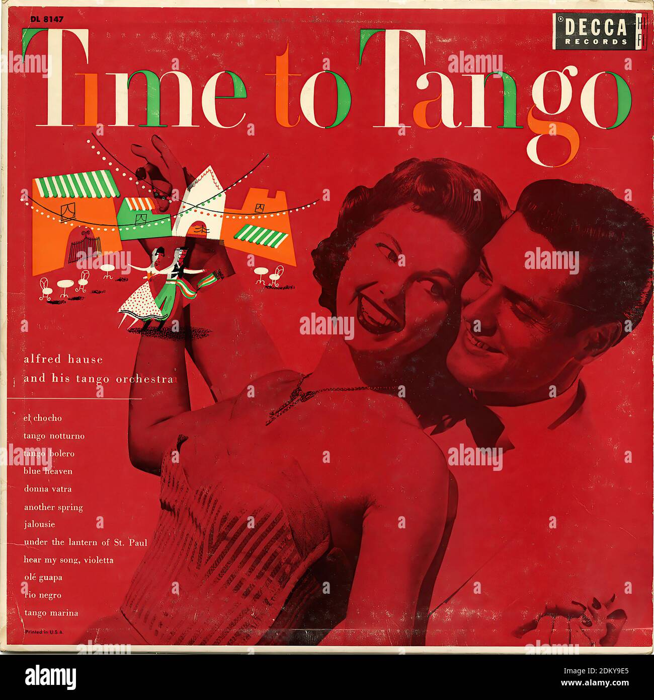Time to Tango - Vintage Record Cover Stock Photo - Alamy