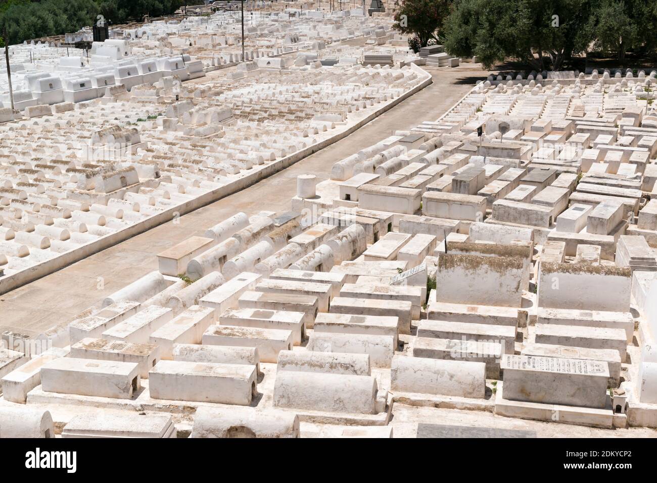 White tombs in the Jewish cemetery of Fes, Morocco Stock Photo - Alamy