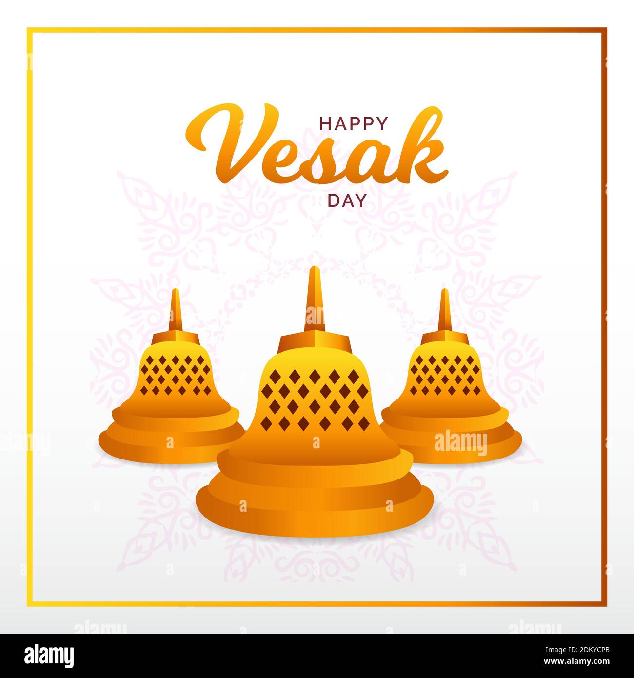 Vesak card design hi-res stock photography and images - Alamy